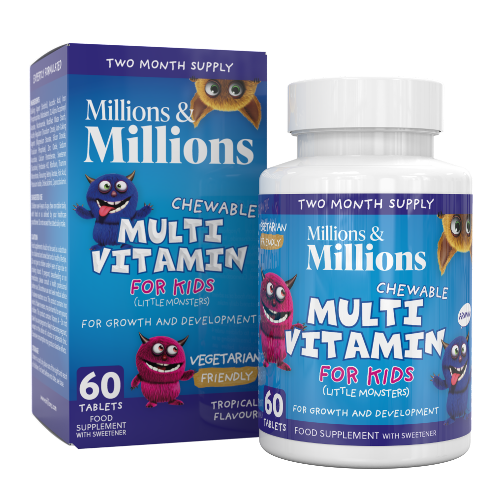 P2540 Millions & Millions – Kids Multivitamin – 90 Chewable Tablets ...